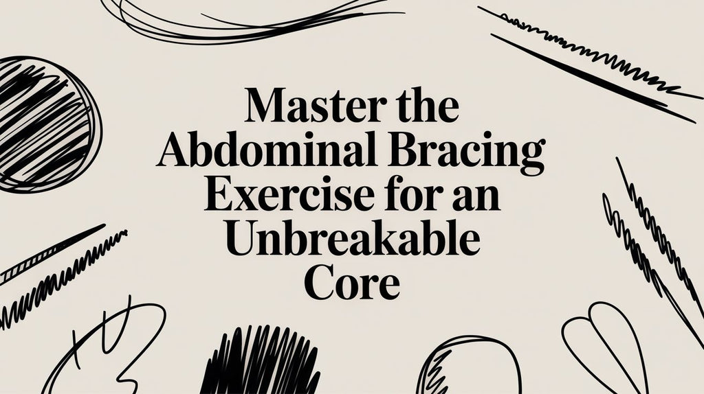 Master the Abdominal Bracing Exercise for an Unbreakable Core – Crazy ...